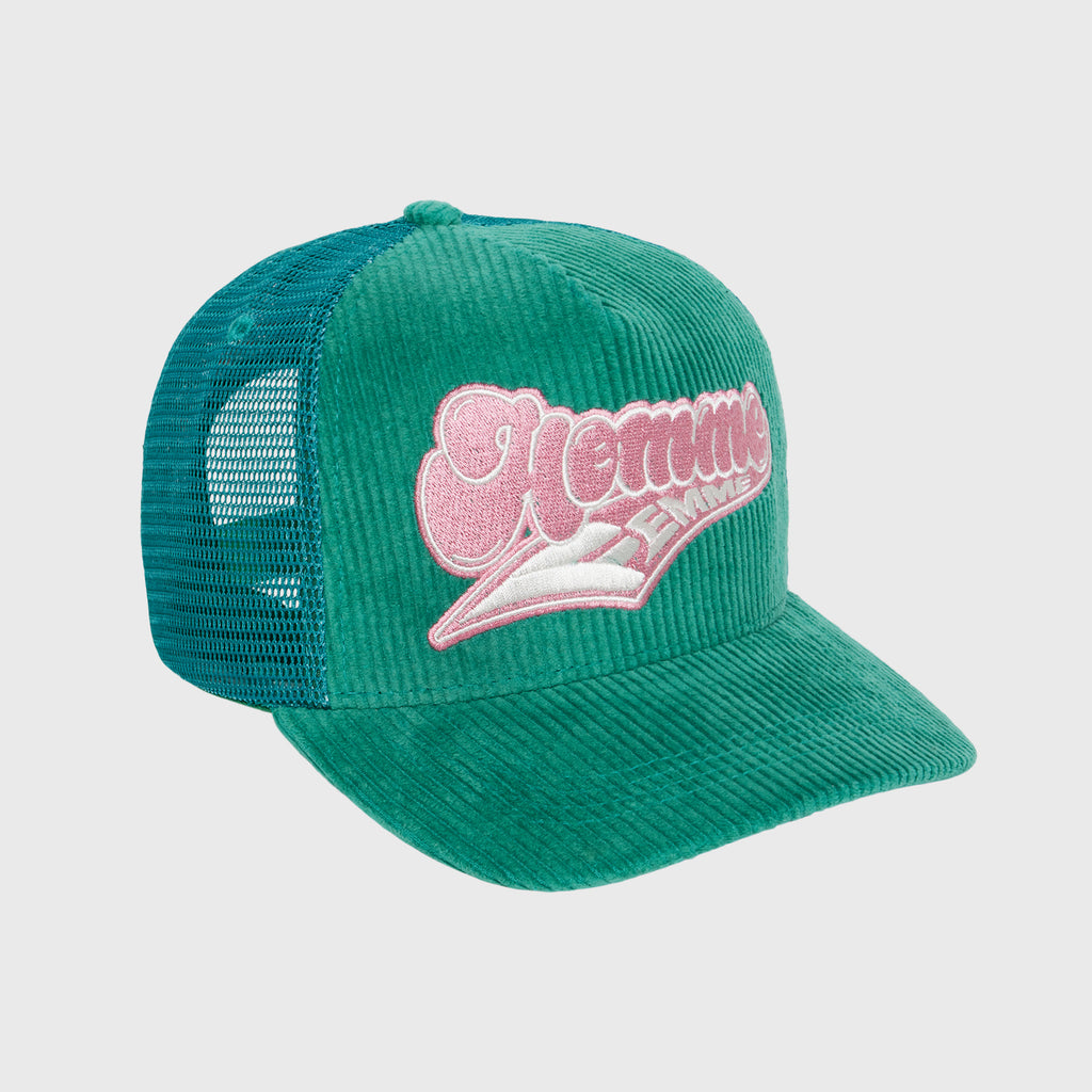 Wave Logo Hat Green – HommeFemmeLA